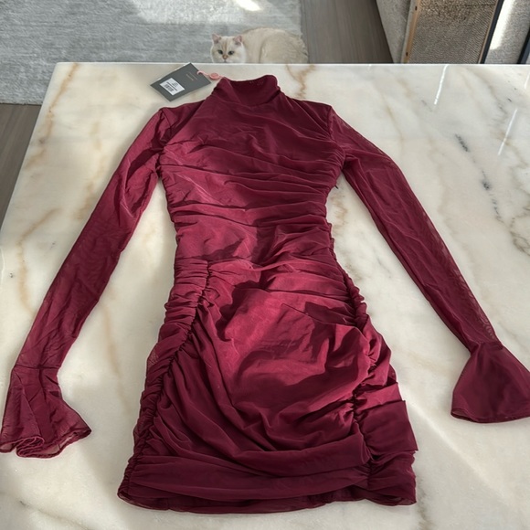 House of CB | Dresses | House Of Cb Lucasta Dress In Mulberry Xs Nwt ...